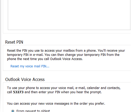 Reset your voicemail PIN